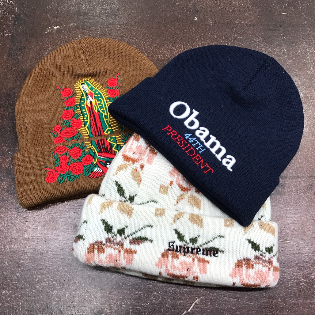 【ファッション】入荷情報！Supreme 18AW Obama Beanie・Supreme 18AW Rose Jacquard ...